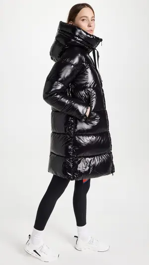 SAVE THE DUCK Isabel Puffer Jacket - Black