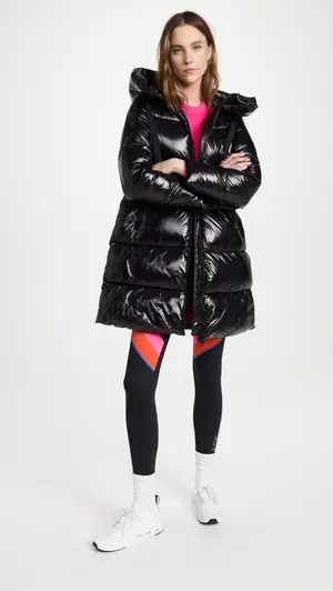 SAVE THE DUCK Isabel Puffer Jacket - Black