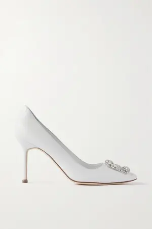 Women's Manolo Blahnik White Shoes