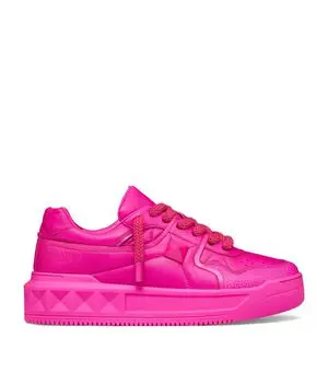 Valentino Garavani Leather One Stud Xl Sneakers