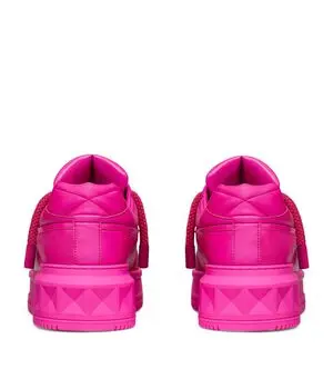 Valentino Garavani Leather One Stud Xl Sneakers