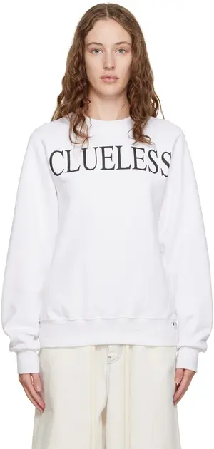 PRAYING Praying White 'Clueless' Sweatshirt - White