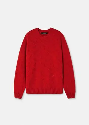 Versace La Greca Knit Sweater