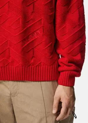 Versace La Greca Knit Sweater