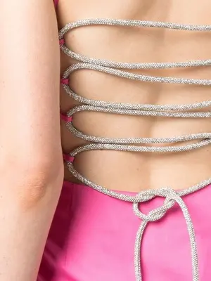 Giuseppe Di Morabito Crystal Strap Mini Dress
