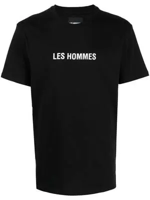 LES HOMMES Logo Print T-shirt