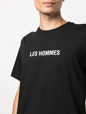 LES HOMMES Logo Print T-shirt