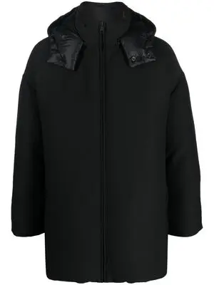Valentino Garavani Zip-up Hooded Coat