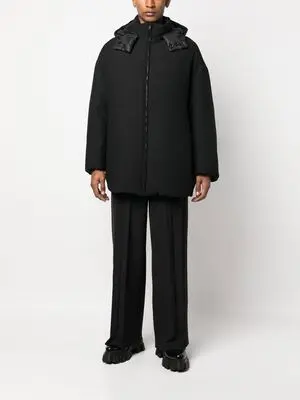 Valentino Garavani Zip-up Hooded Coat