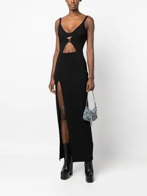 Rhude Cut-out Layered Maxi Dress