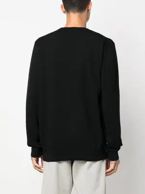 Carhartt Work In Progress Logo-embroidered Crew Neck Jumper - Blue
