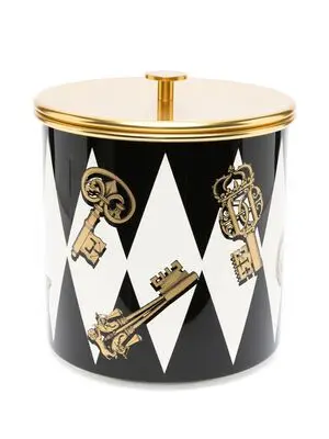 FORNASETTI Chiavi Oro E Rombi Ice Bucket