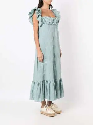 CLUBE BOSSA Square-neck Maxi Dress