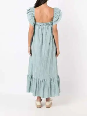 CLUBE BOSSA Square-neck Maxi Dress
