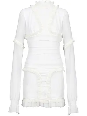 Balmain Trimmed Dresses
