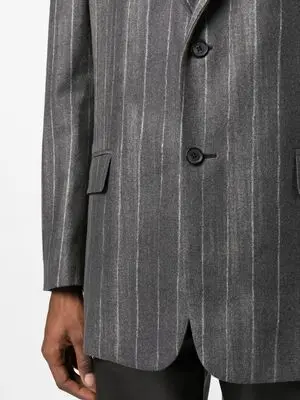Versace Pinstripe Single-breasted Blazer
