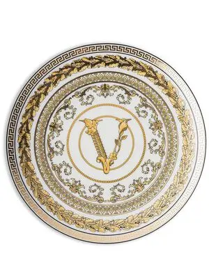 Versace Virtus Gala Plate - Gold