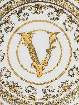 Versace Virtus Gala Plate - Gold