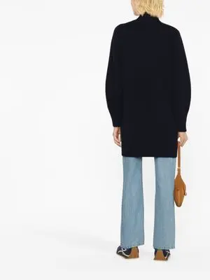 Vince Open-front Cashmere Cardigan - Blue