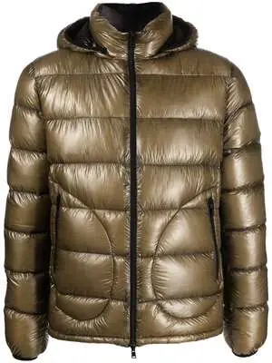 Herno Reversible Padded Down Jacket Green
