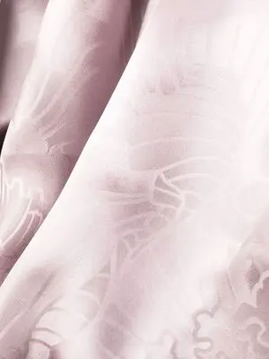 Carine Gilson Floral-jacquard Silk Nightdress - Pink
