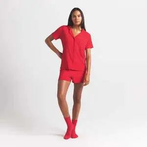 SKIMS Short Pajama Set | Red | 2xl | Soft Lounge Cherry