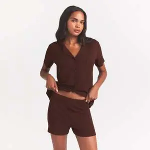 SKIMS Short Pajama Set | Light Neutral | | Soft Lounge - Cocoa