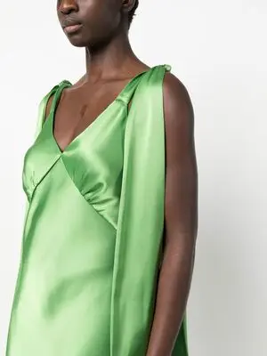 V:PM ATELIER Satin-finish Gown