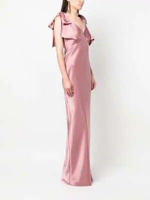 V:PM ATELIER Bow-detail Gown