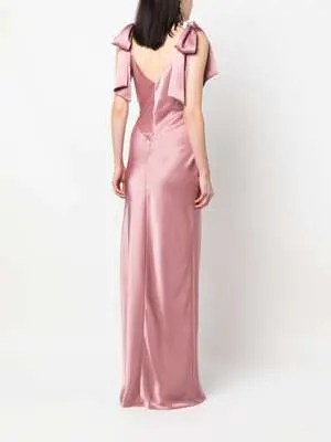 V:PM ATELIER Bow-detail Gown
