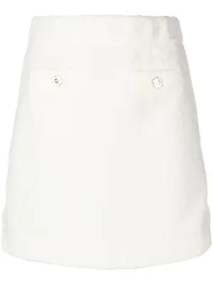 Casablanca Terry Cloth Mini Skirt