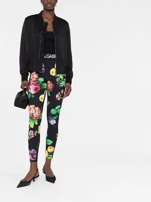 Dolce & Gabbana Floral-print Leggings