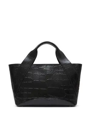 ANINE BING Maya Crocodile-embossed Tote Bag