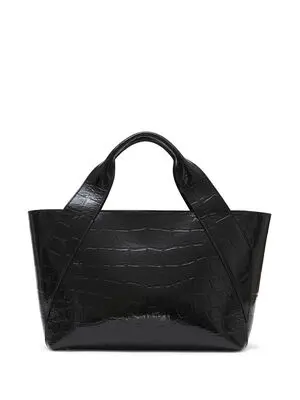ANINE BING Maya Crocodile-embossed Tote Bag