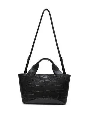 ANINE BING Maya Crocodile-embossed Tote Bag