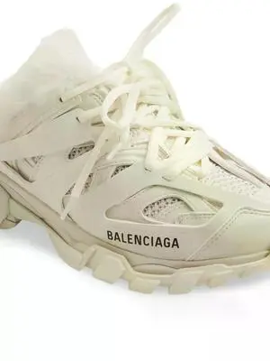 Balenciaga Furry Slide Trainers - Neutrals