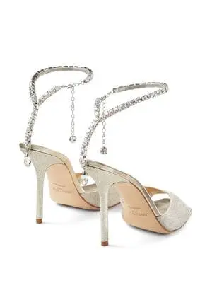 JIMMY CHOO 100mm Saeda Sandals