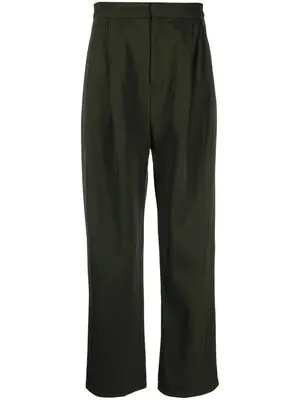Sara Lanzi Pleated High-rise Trousers