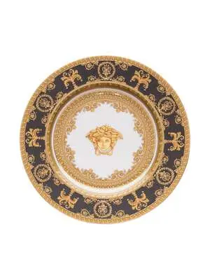 Versace I Love Baroque Porcelain Dinner Plate - Yellow