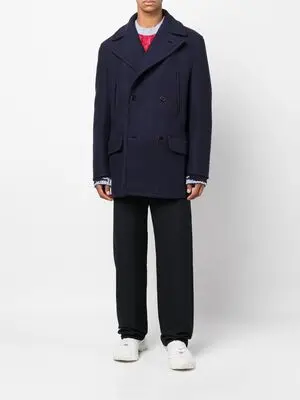 Marni Double-breasted Virgin Wool Coat