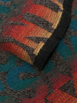 Missoni Intarsia-knit Logo Throw