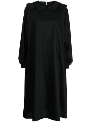 Raf Simons Rounded-collar Midi Dress