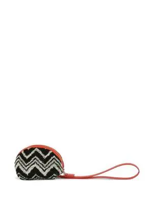 Missoni Zigzag-pattern Coin Case - Black