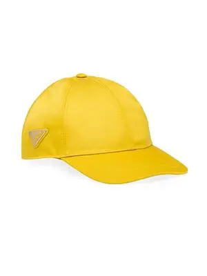 Prada Re-nylon Baseball Cap Yellow