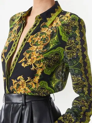 Alice + Olivia Willa Graphic-print Shirt