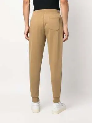 Polo Ralph Lauren Logo-embroidered Tapered Track Pants - Neutrals