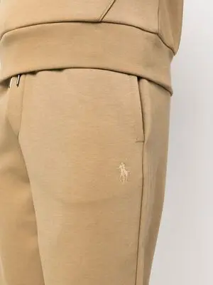 Polo Ralph Lauren Logo-embroidered Tapered Track Pants - Neutrals