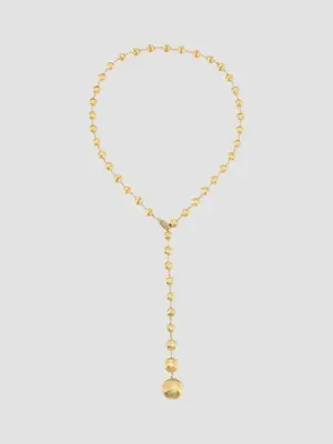 Marco Bicego Africa 18k Yellow & Diamond Lariat Necklace - Gold