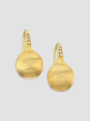 Marco Bicego Africa 18k Yellow & 0.5 Tcw Diamonds Drop Earrings - Gold