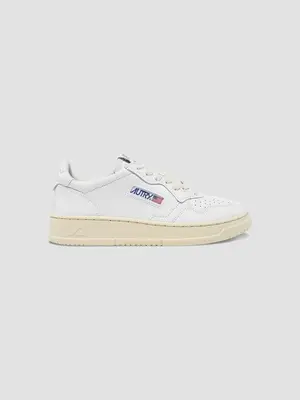 AUTRY Medalist Leather Low-top Sneakers - White